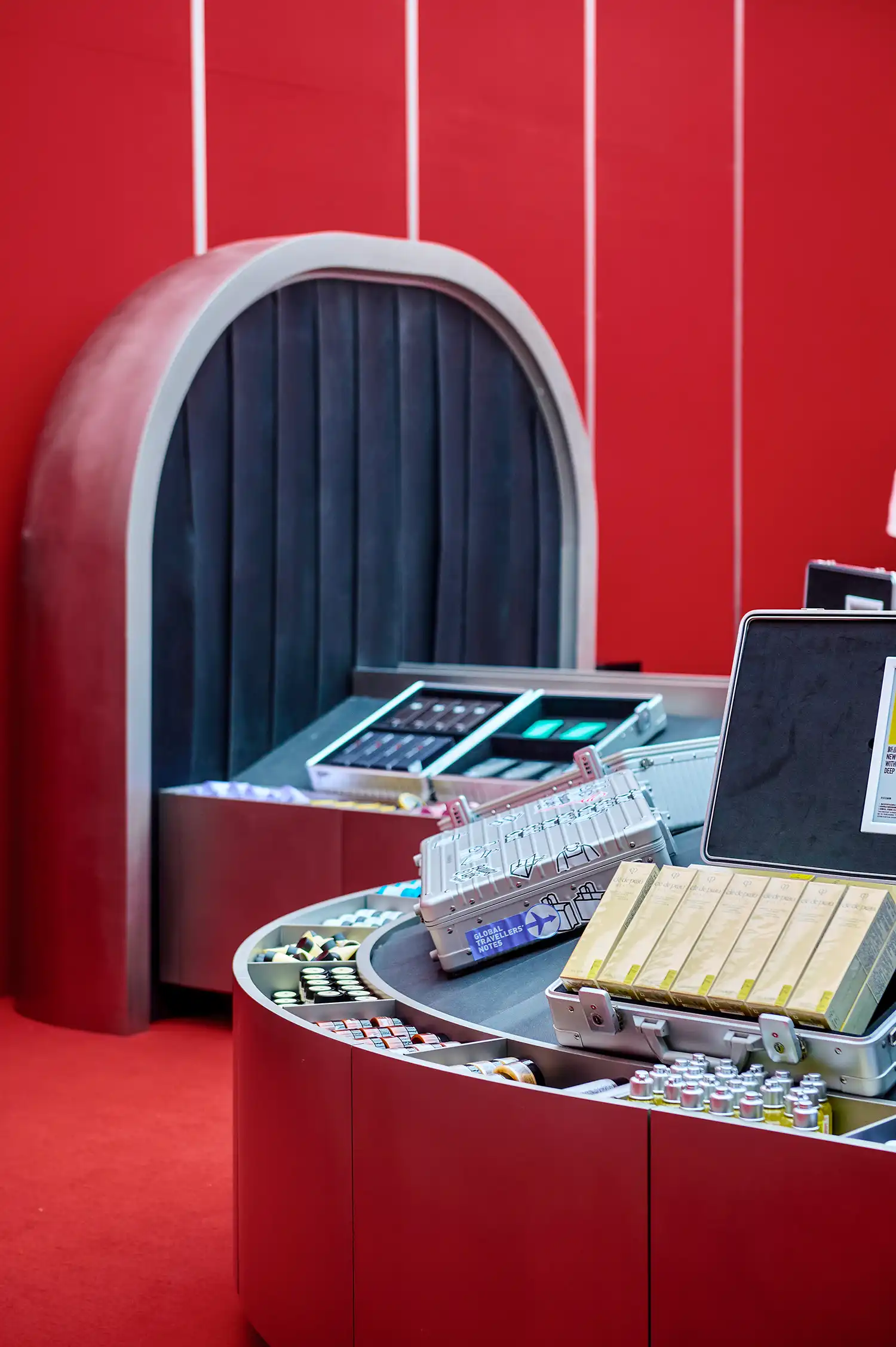 HARMAY Hongqiao: AIM Architecture’s Red Beacon of Airport Retail | urdesignmag